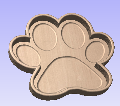 Free 3D file dog-cat paw /wooden bowl -cnc 🐾・Model to download and 3D ...