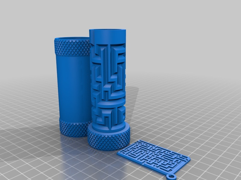 Free 3D file Cylinder Maze Model 1 🧩・3D printable model to download・Cults