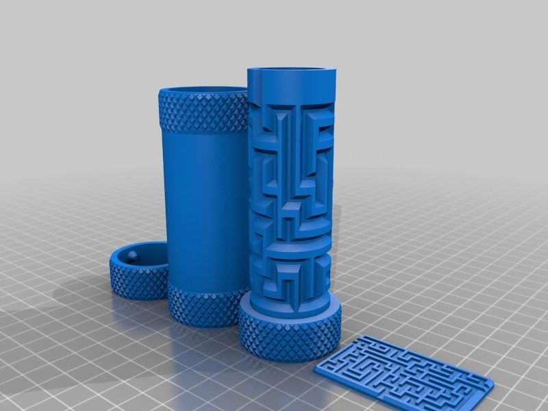 Free 3D file Cylinder Maze Model 1 🧩・3D printable model to download・Cults