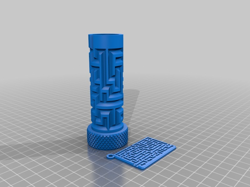 Free 3D file Cylinder Maze Model 1 🧩・3D printable model to download・Cults