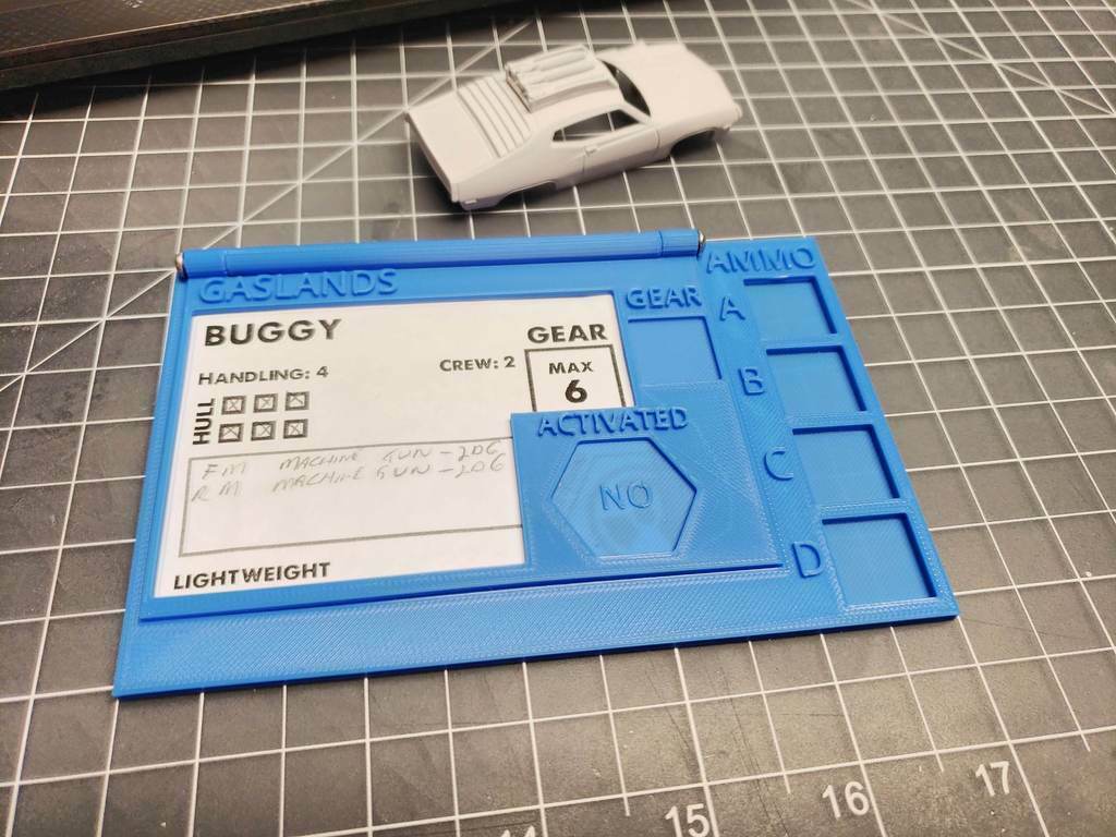 Free 3D file Gaslands Simple Dashboard 🧸・3D printable design to ...