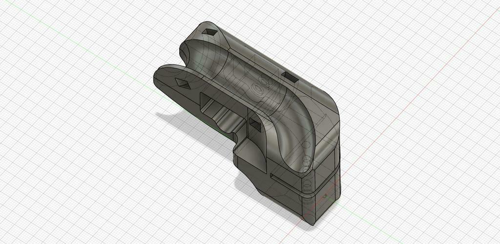 Free 3D file Microswiss direct drive cable support with Filament out ...