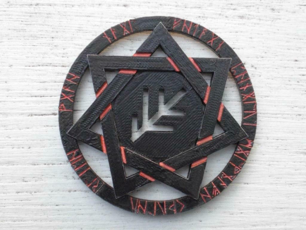 Free 3D file Elder Sign Pendant/Icon 🎭・3D printer model to download・Cults