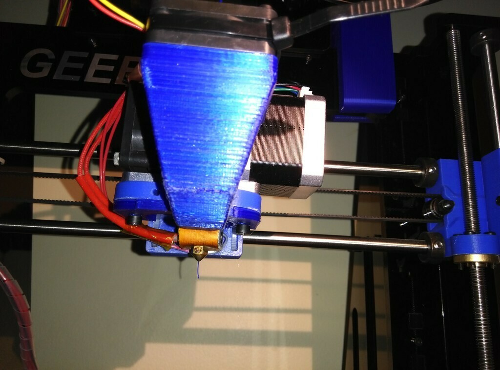 Free 3D file Geeetech Prusa i3 pro extruder fan duct mkII 🧞‍♂️・3D print ...
