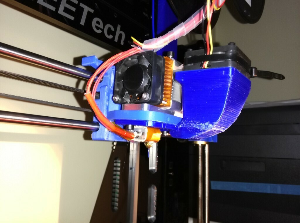 Free 3D file Geeetech Prusa i3 pro extruder fan duct mkII 🧞‍♂️・3D print ...