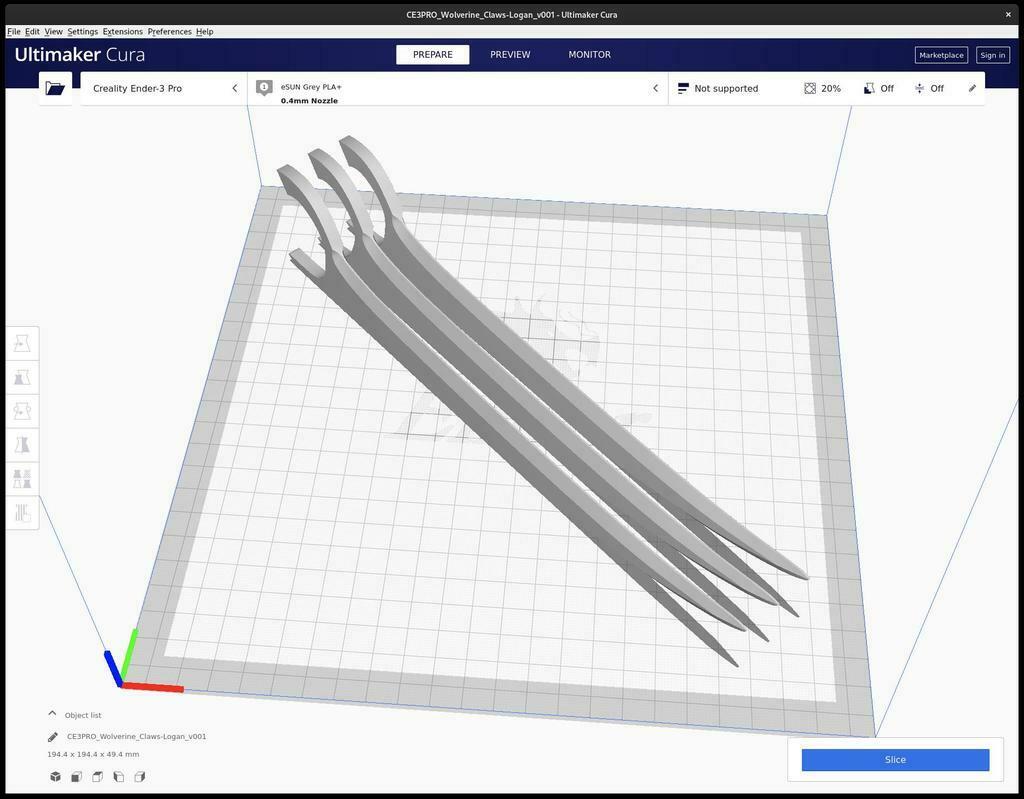 Free 3D file Wolverine Claws - Logan (Fixed Seams) 🎬・3D printable model ...