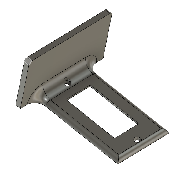 Free STL file OUTLET COVER WITH SHELF 🏢・3D print design to download・Cults