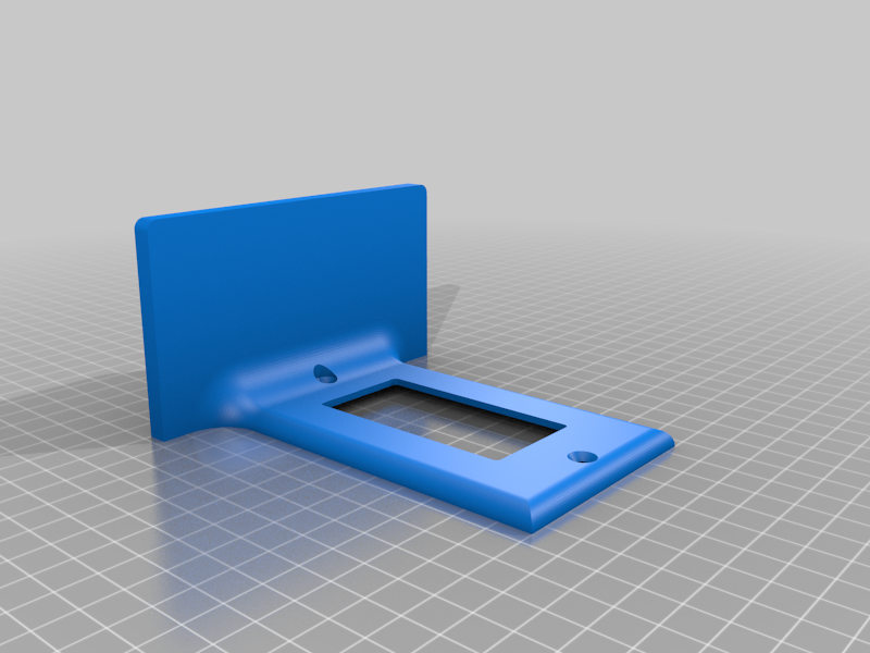 Free STL file OUTLET COVER WITH SHELF 🏢・3D print design to download・Cults