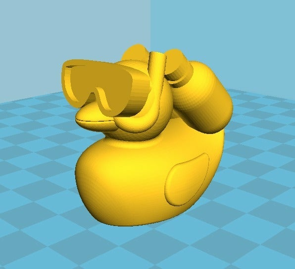 Free STL file Scuba duck・3D printing idea to download・Cults