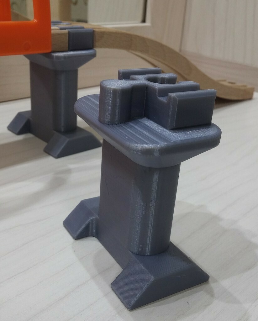 Free 3D file Wooden train bridge column compatible to IKEA set 🪵・3D ...