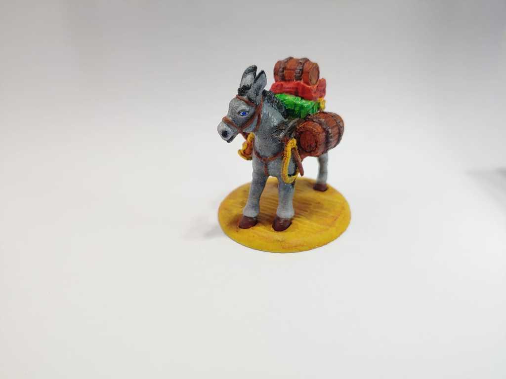 Free 3D file Pack Mule - Casual Pose - Tabletop Miniature - Remix 🎲・3D ...