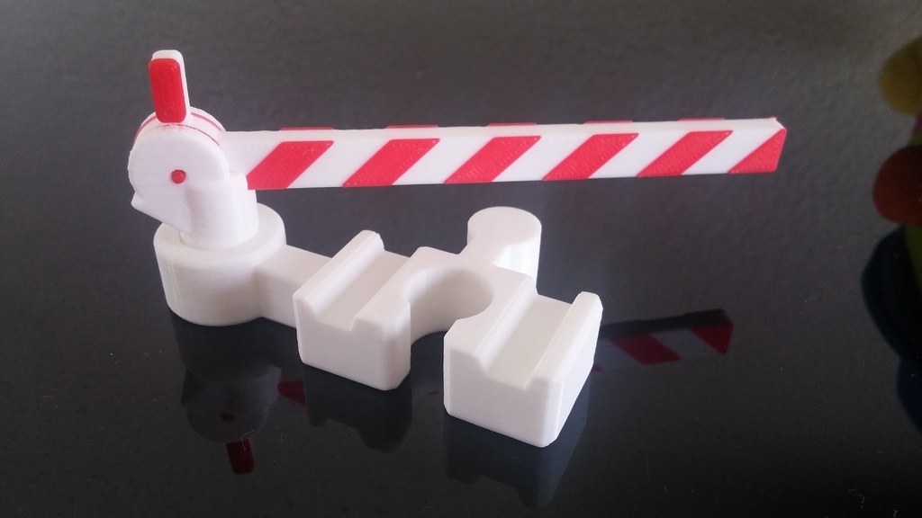 Free 3D file Wooden train barrier compatible to IKEA set 🪵・3D printable ...