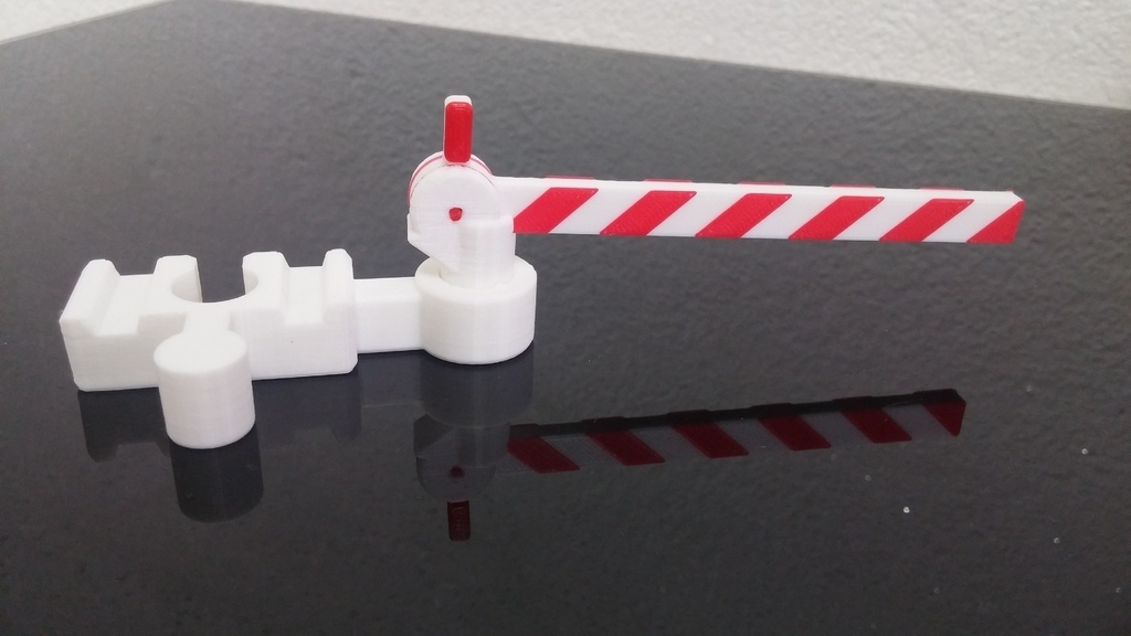 Free 3D file Wooden train barrier compatible to IKEA set 🪵・3D printable ...
