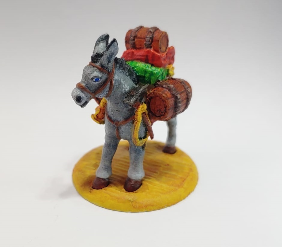 Free 3D file Pack Mule - Casual Pose - Tabletop Miniature - Remix 🎲・3D ...