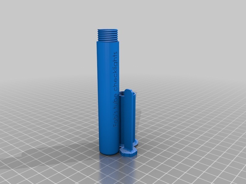 Free 3D file led mount for motorcycle checklights invisible when fitted ...