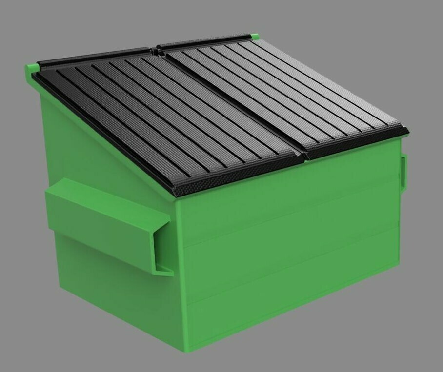 Free STL file Dumpster 🎨・Object to download and to 3D print・Cults