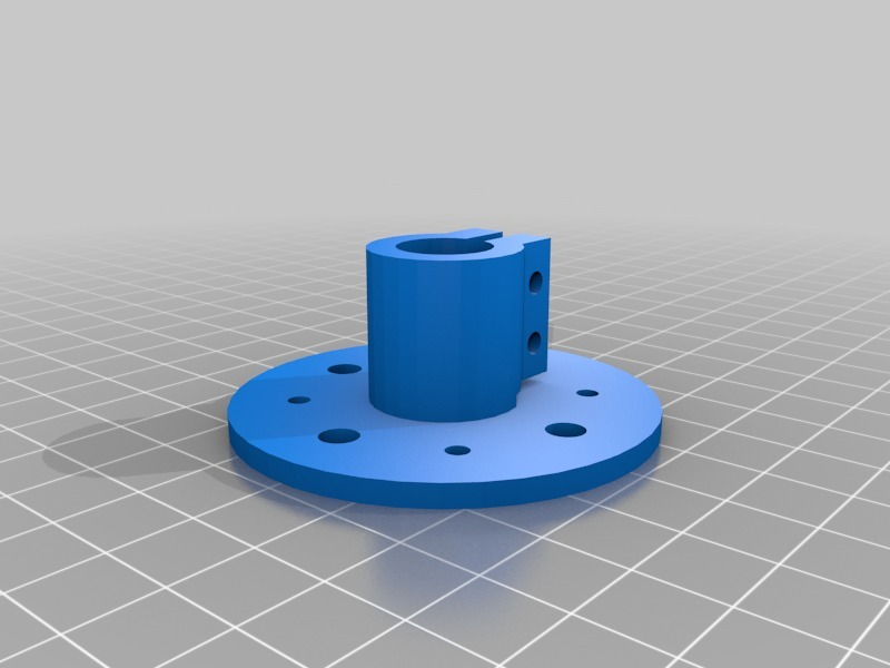 Free 3D file 12 mm shaft support for 60T Timing HUB Pulley 👽・3D printer ...