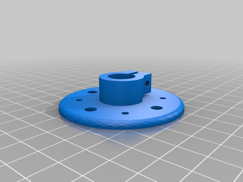 Free 3D file 12 mm shaft support for 60T Timing HUB Pulley 👽・3D printer ...