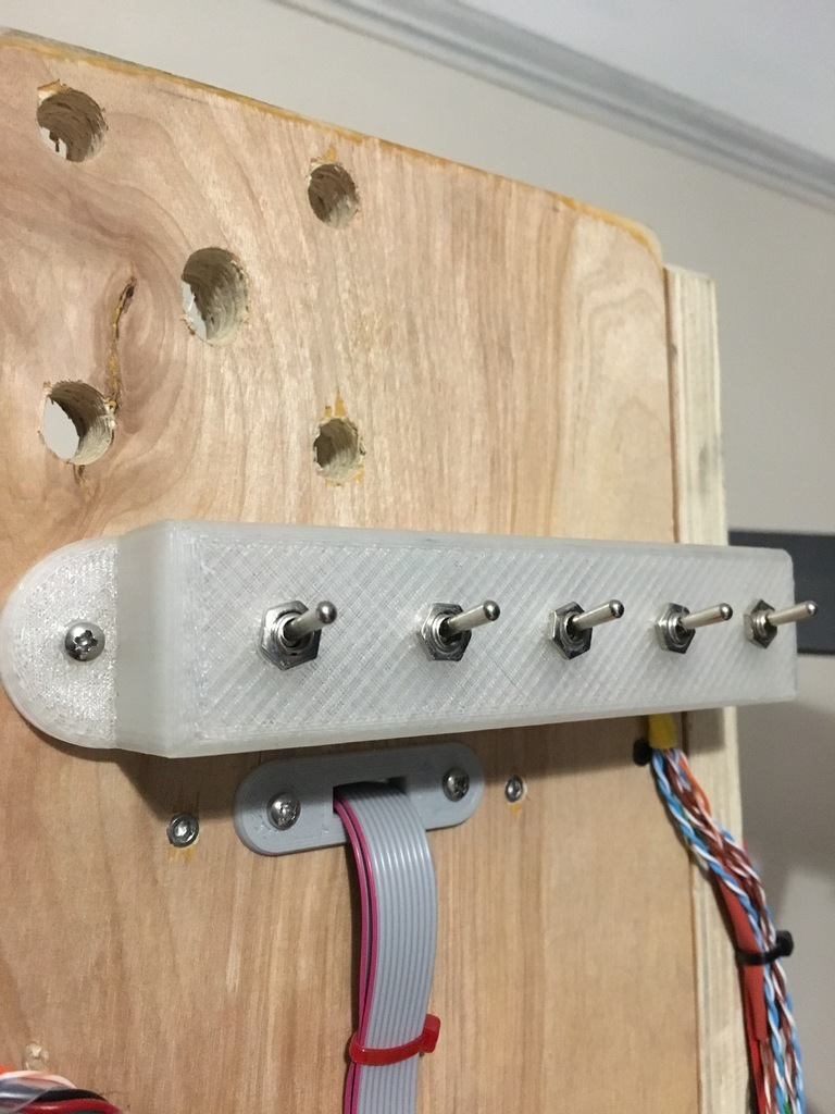 Free 3D file 5 Way Mini Toggle Switch Panel 🔌・3D print object to ...