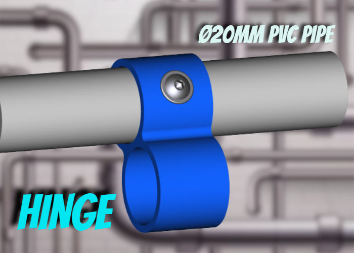 Free 3D file Hinge Ø20mm IRL PVC Pipes 📦・3D printable design to ...