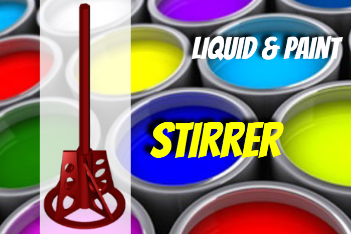 Free 3D file Liquid & Paint Stirrer // Paint stirrer 🎨・3D print design ...