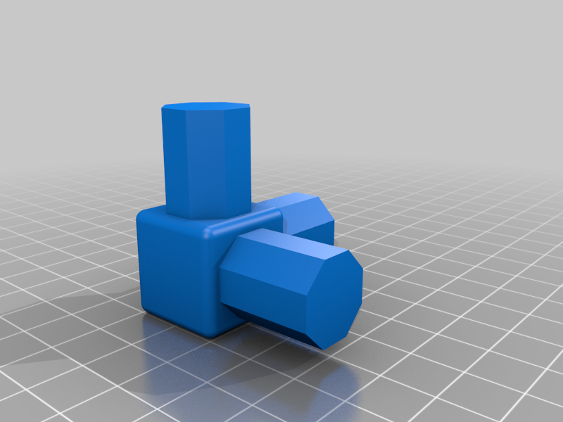 Free STL file 2-3-4-5 Way Elbow fittings / segments connectors Ø20mm ...