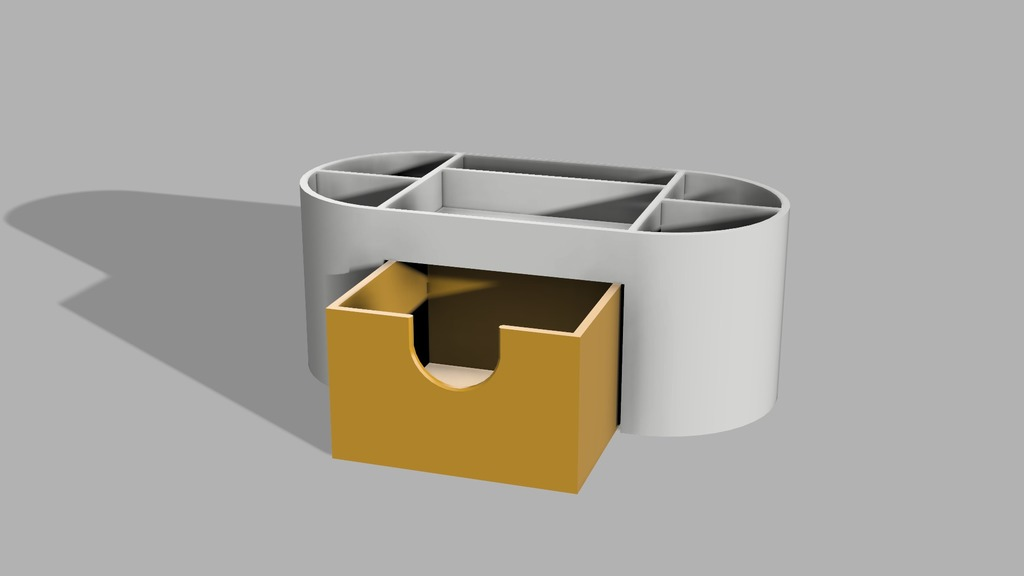 Free 3D file Desk Organizer with Drawer 🏢・3D printing idea to download ...