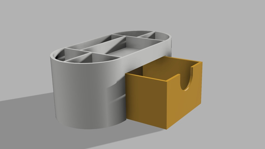 Free 3D file Desk Organizer with Drawer 🏢・3D printing idea to download・Cults