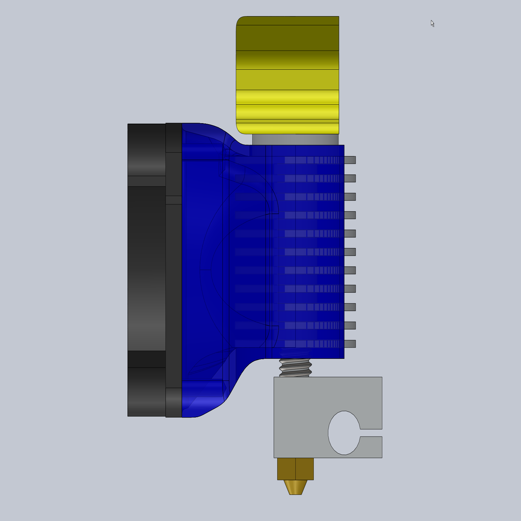 Free 3D file E3D V6 fan duct 40mm 🧞‍♂️・Model to download and 3D print・Cults