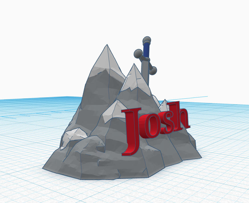 Free 3D file Fantasy name plate Josh 🏢・3D printer design to download・Cults