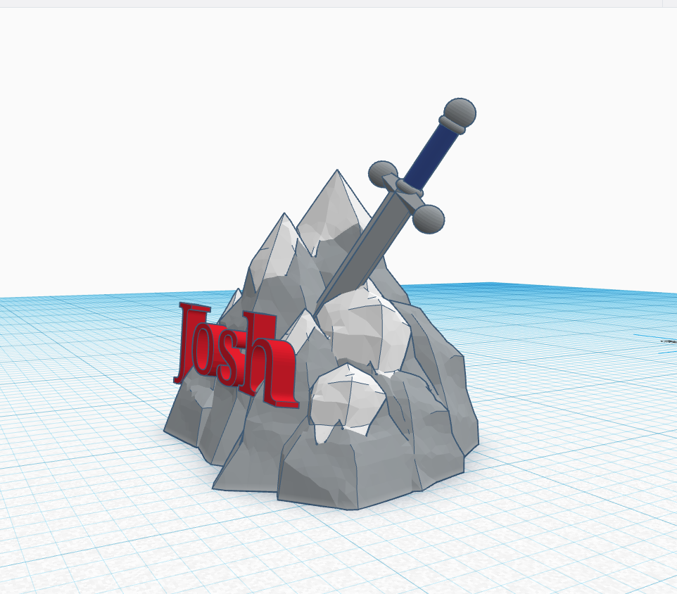 Free 3D file Fantasy name plate Josh 🏢・3D printer design to download・Cults