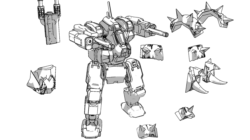 Free 3D file Battlemech Lootin' Kit - American Mecha 👥・3D printing ...