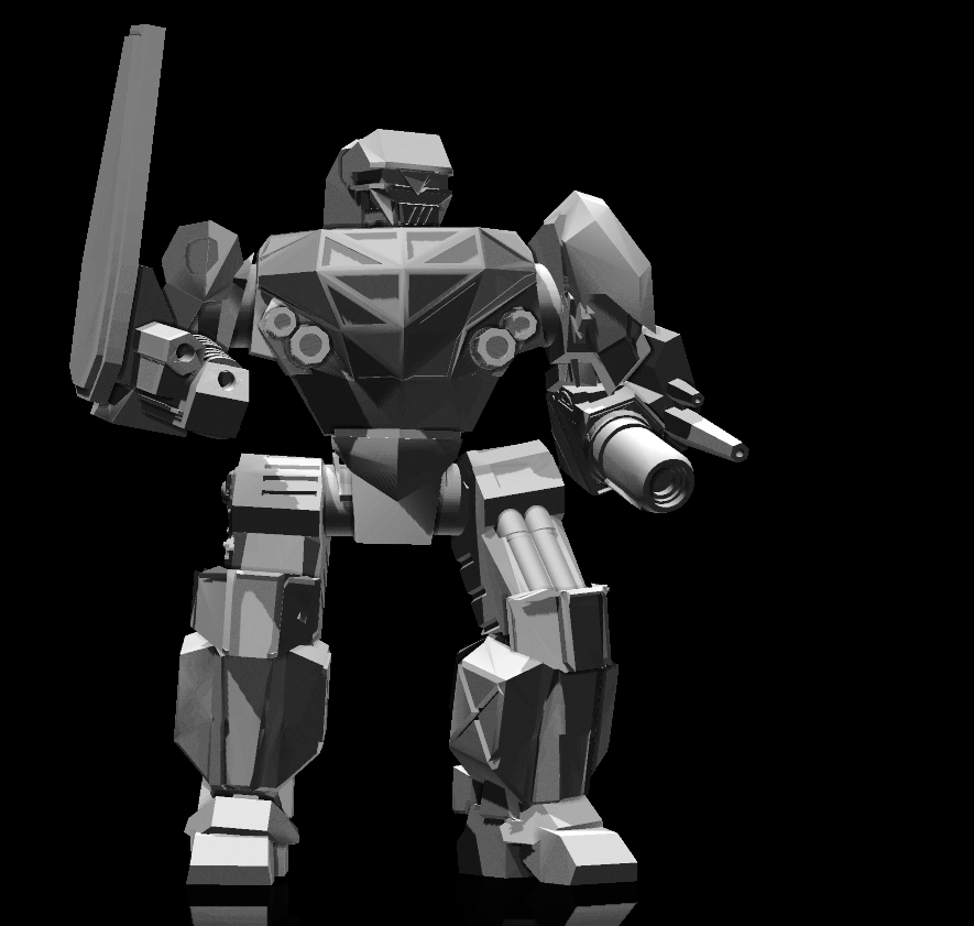 Free 3D file American Mecha - Black Six 👥・3D print design to download・Cults