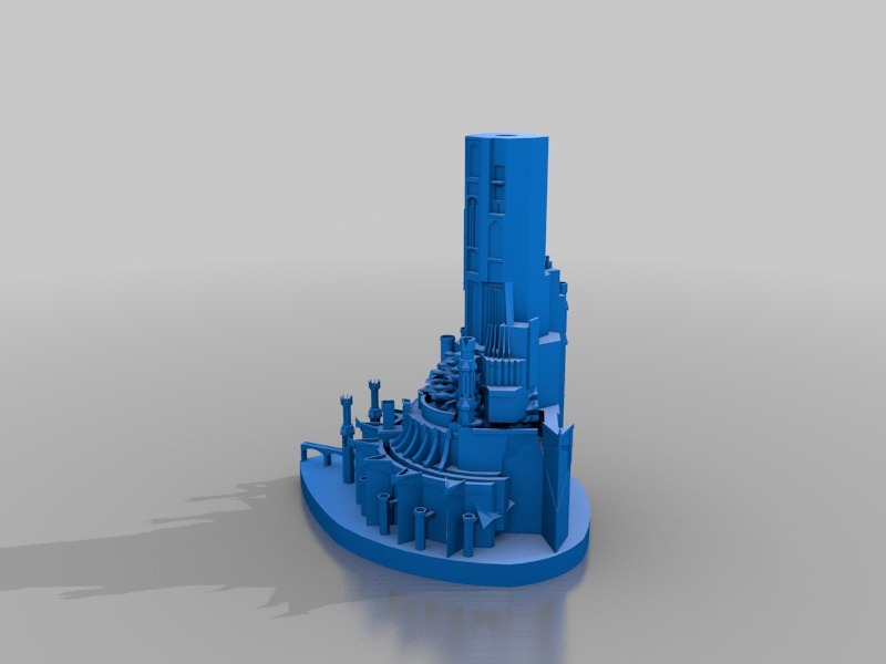Free 3D file Barad Dur lower Half 🎨・Design to download and 3D print・Cults