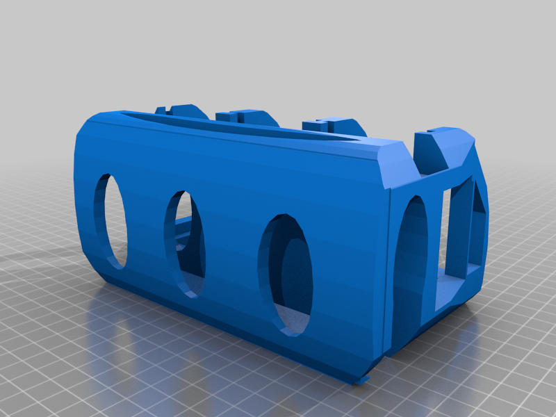 Free 3D file DJI FPV fly more charger frame 🪰・Object to download and to ...