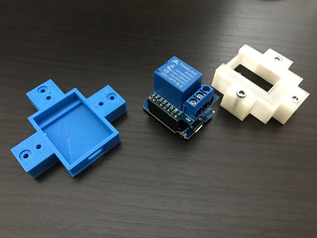 Free 3D file WemosD1mini - relay shield 🛡️・3D printing template to ...
