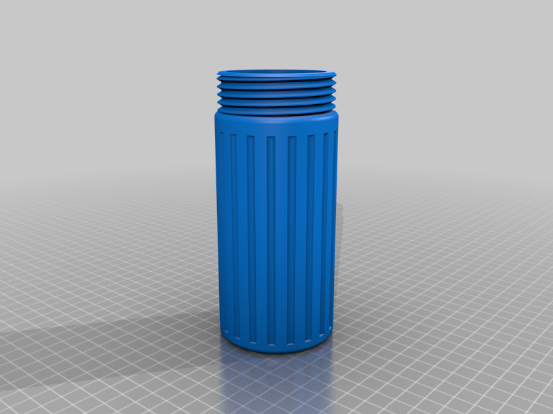 Free 3D file 61mm Threaded Can 🥫・3D print model to download・Cults