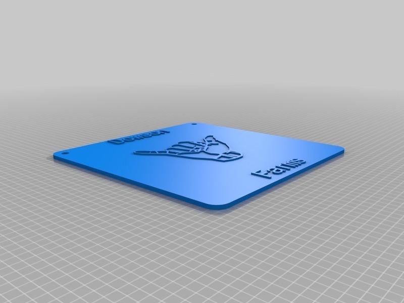 Free 3D file adams sign 🚩・3D printer model to download・Cults