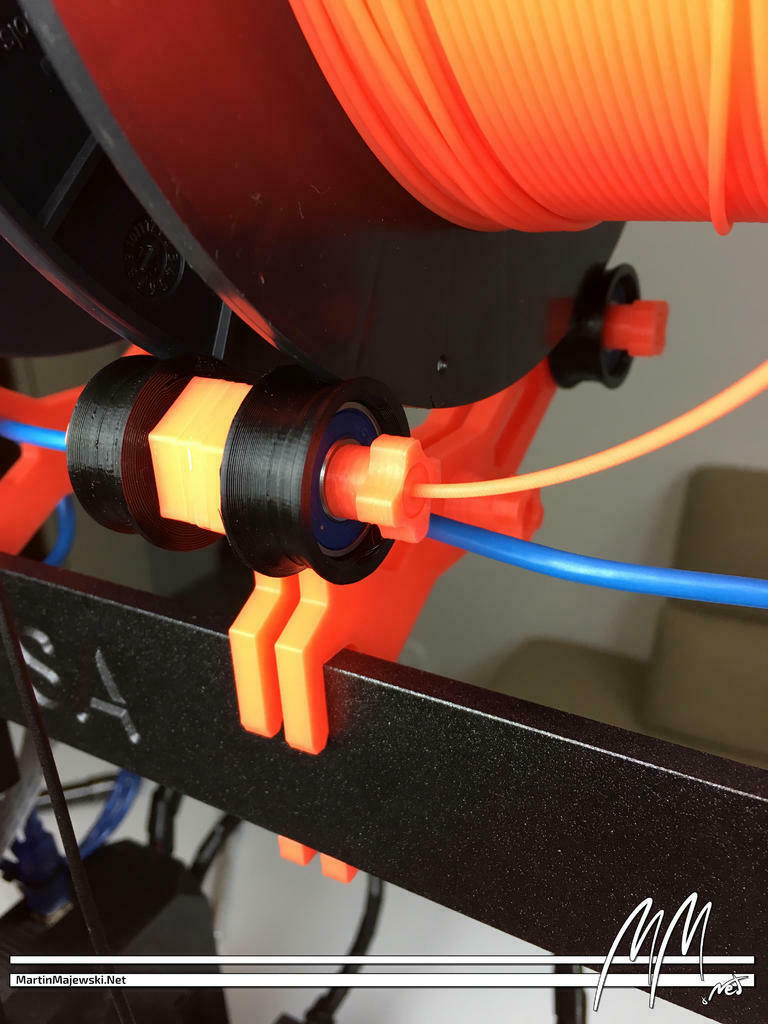 Fichier 3D gratuit Prusa i3 MK2(s) & MK3 Spool Holder - Frame Mount ...
