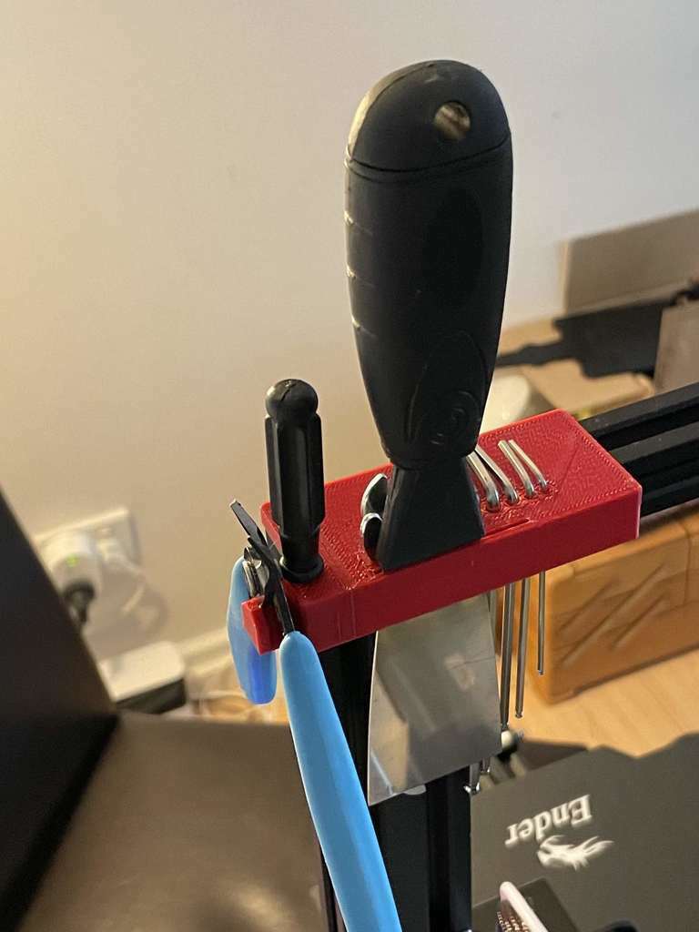 Free 3D file Ender 3 Pro v2 Tool Holder Remixed Again 🧞‍♂️・3D print ...