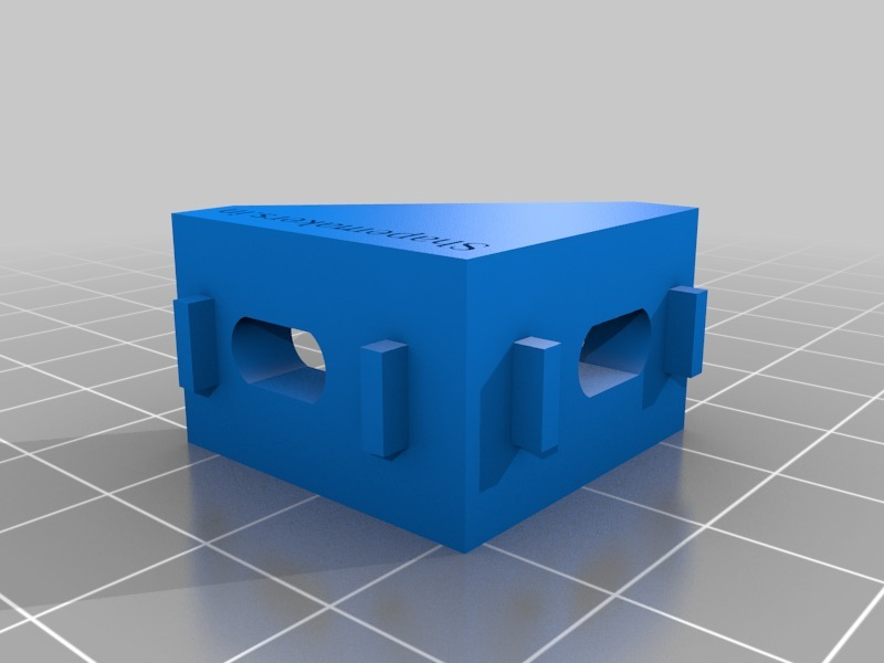Free 3D file 20x20 aluminum profile corner fitting ⚙️・Model to download ...