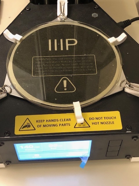 Free 3D file MPMD bed clip for 120mm x 3mm glass + 0.55mm PEI narrowed ...