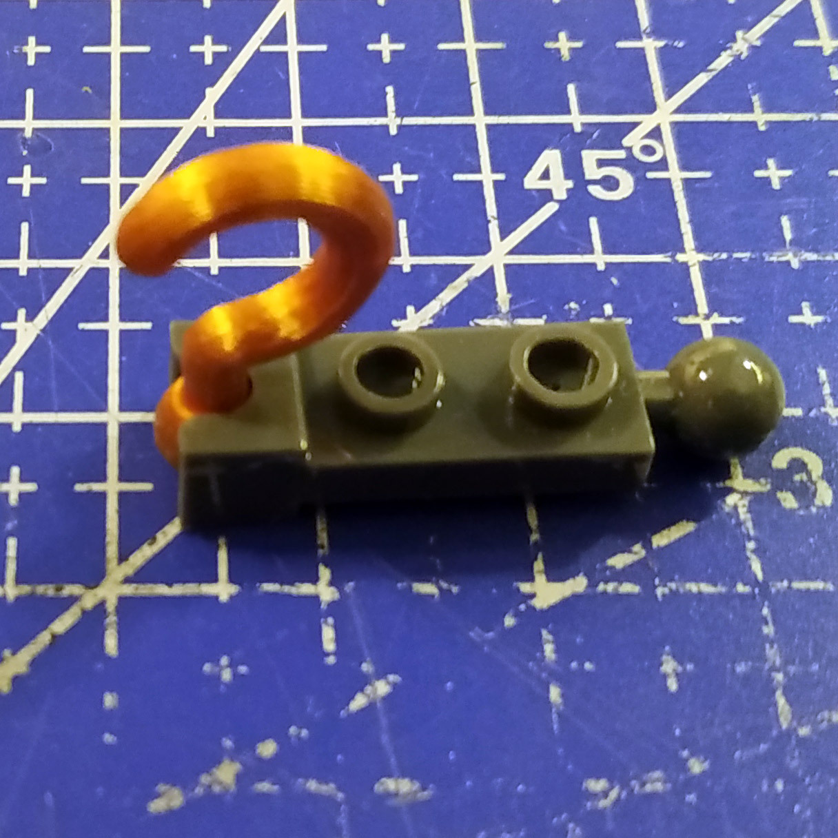 Free 3D file Lego Hook with TowBall 🪝・3D printable model to download・Cults