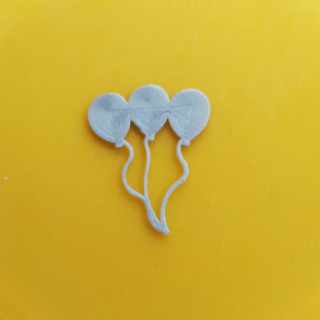 Fichier 3D gratuit 3 ballons - décoration de table, anniversaire ...