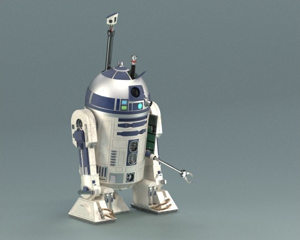 Free 3D file R2D2 - Correct dimensions + Configurator for accessories ...