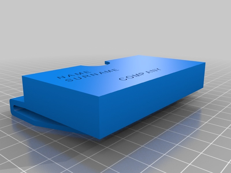Free 3D file Business card holder with configurator! 🏢・3D print design ...