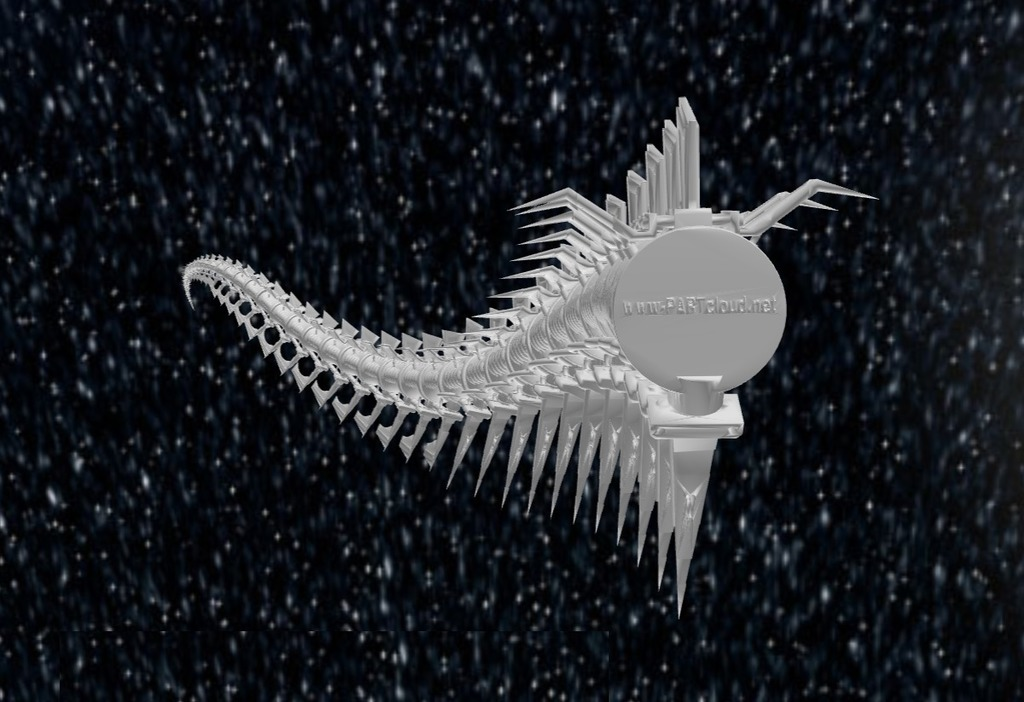 Free 3D file T-Rex mechanical tail 🦖・3D printer model to download・Cults