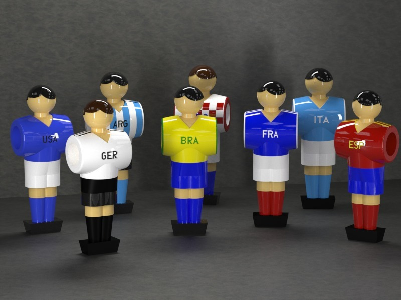 Free 3D file Table Soccer figures ⚽・3D print design to download・Cults