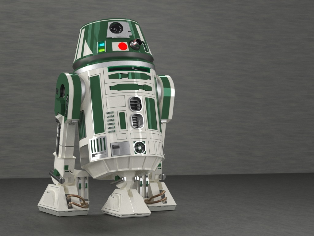 Free 3D file R6C9 - Astromech droid (created in PARTsolutions) 🤖・3D ...