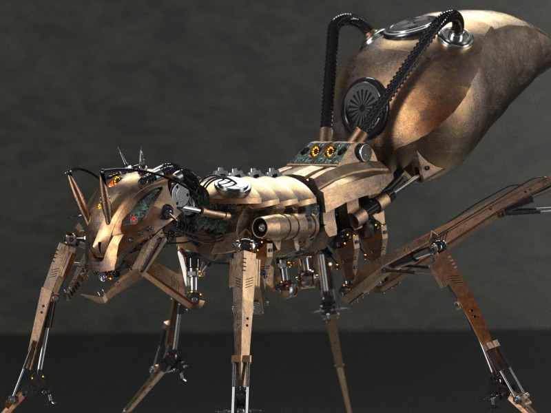 Free 3D file Ant Robot - Steampunk version 🐜・3D printer design to ...